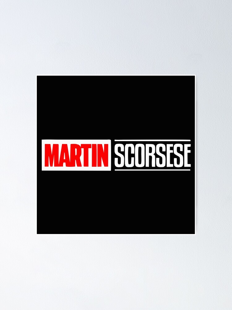 "Martin Scorsese logo" Poster for Sale by neilvanes | Redbubble