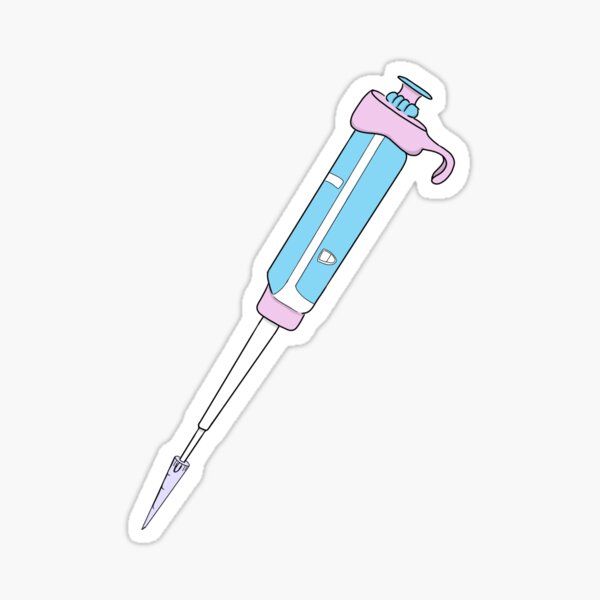 "Transgender Pride Pipette" Sticker by Mythinwhiteduke | Redbubble