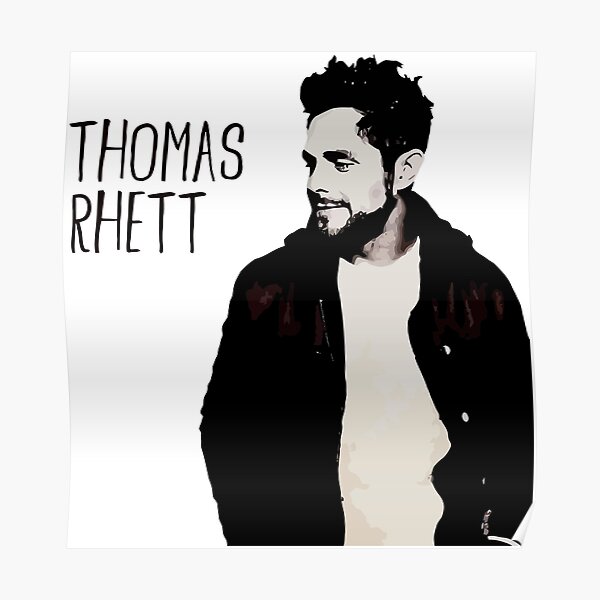 " Thomas Rhett " Poster for Sale by Ujrgen | Redbubble