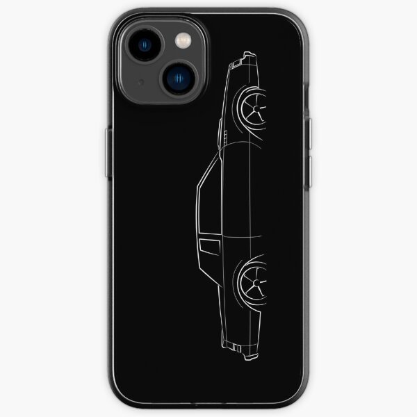 "1987 Buick GNX Grand National - profile stencil, white" iPhone Case ...
