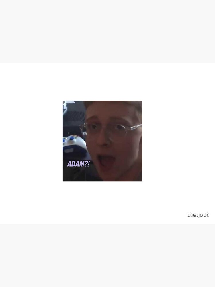 "ADAM?! Meme" Poster for Sale by thegoot | Redbubble