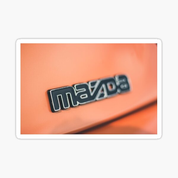 "MAZDA LOGO" Sticker for Sale by AnthonyElliot | Redbubble