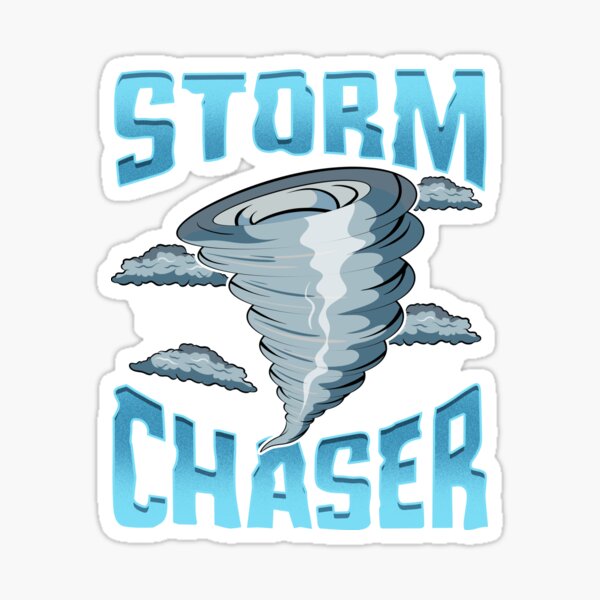 "Cute Storm Chaser Severe Weather Tornado Obsessed" Sticker by ...