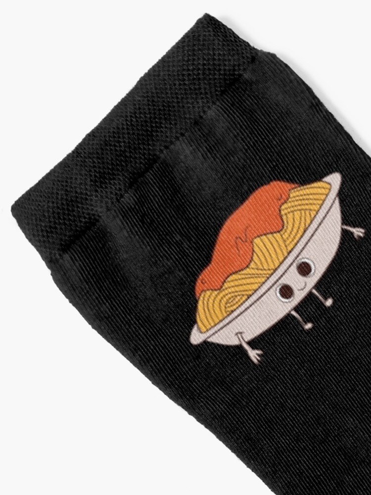 "Pasta - plate with spaghetti Bolognese" Socks for Sale by Mohja-Design ...