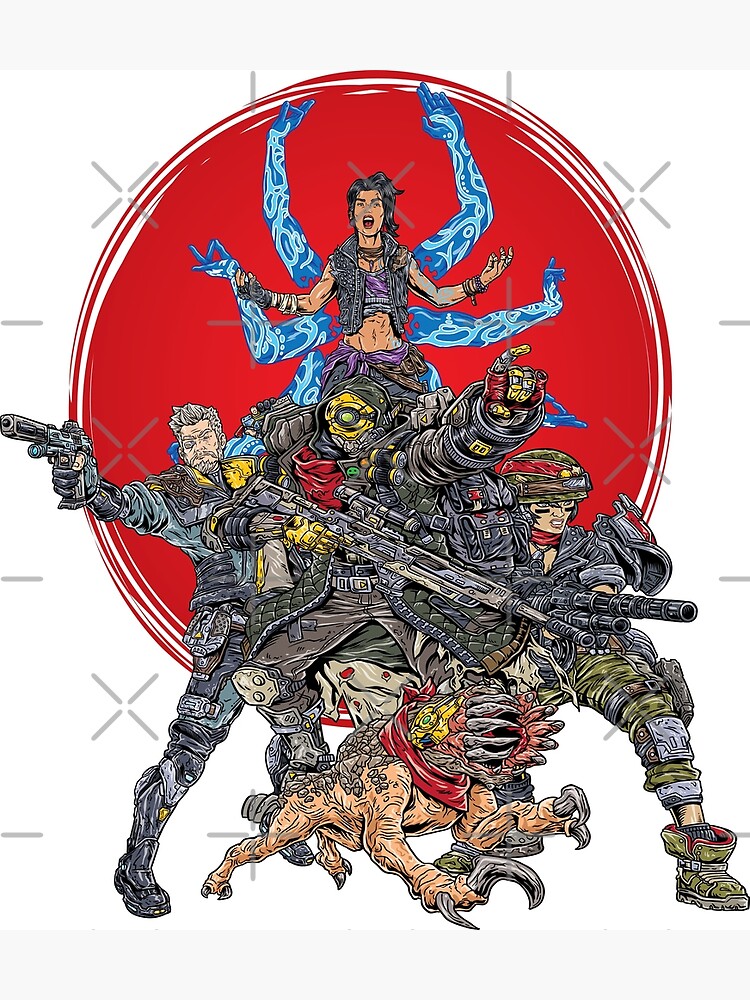 "Borderlands 3 FL4K Beastmaster Amara Siren Moze Gunner Zane Guard Skag ...