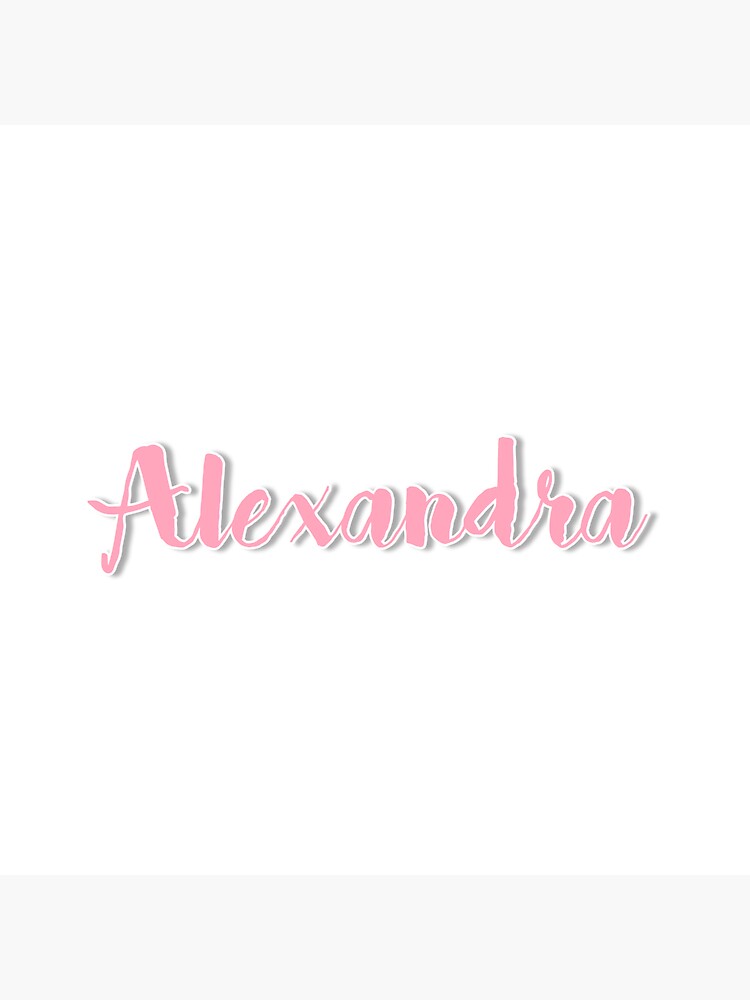 "Alexandra" Sticker for Sale by alexa-silva1 | Redbubble