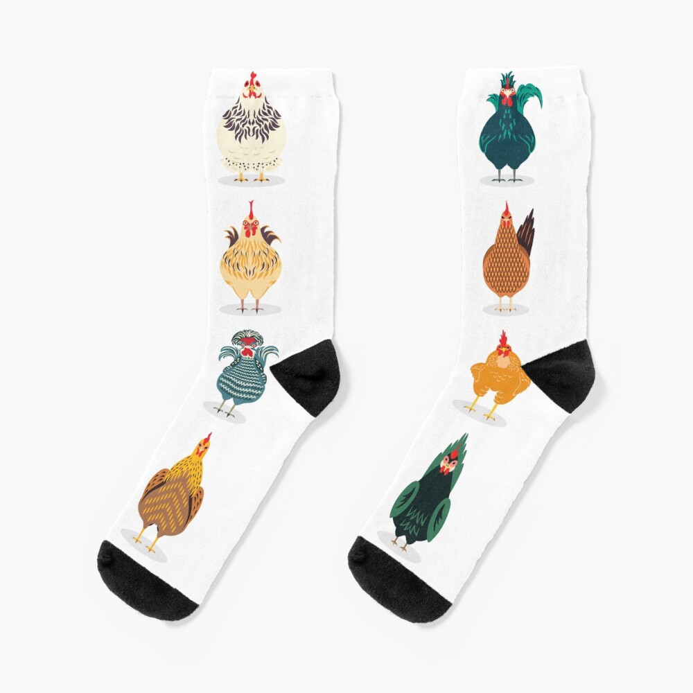 "Cute Chicken" Socks for Sale by iswenyi | Redbubble
