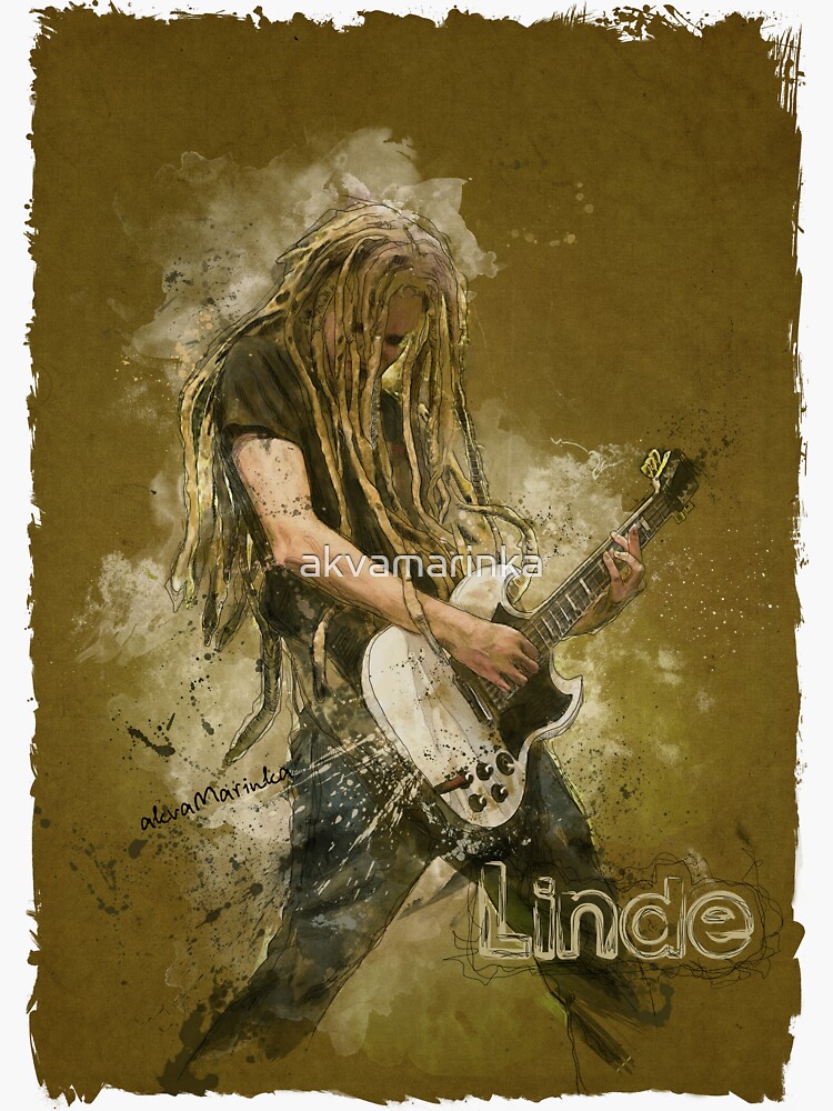 "Linde Lazer" Sticker by akvamarinka | Redbubble