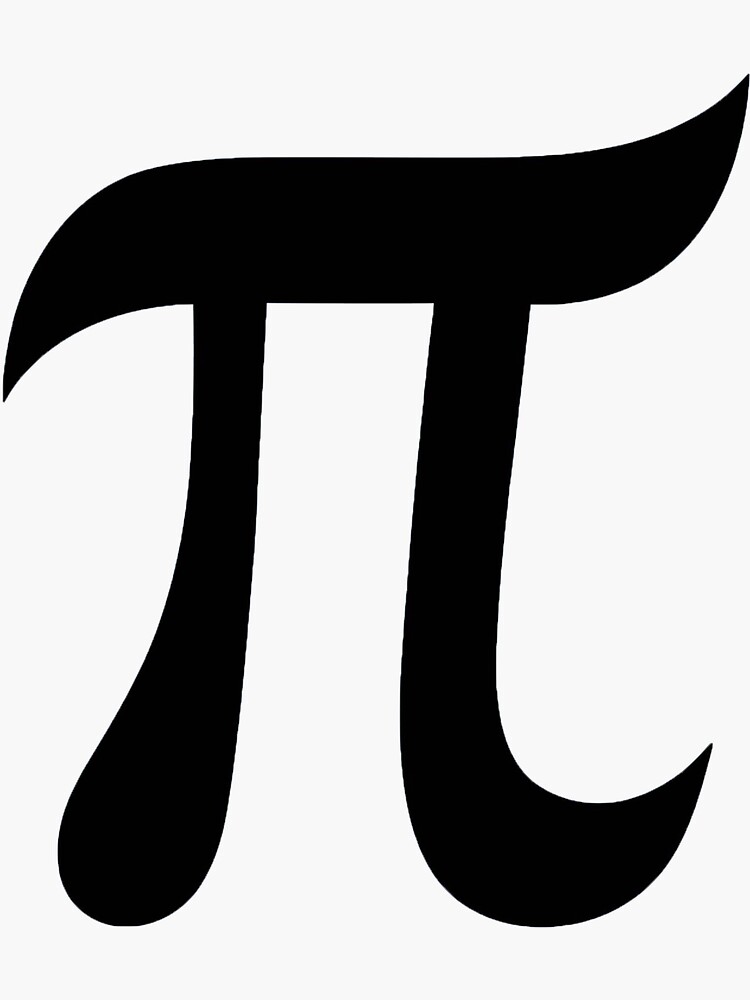 "Pi" Sticker for Sale by HubaBuba | Redbubble