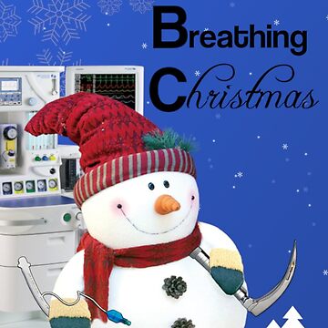 "Airway Breathing Christmas Anesthesia / Anaesthesia Card" Greeting ...