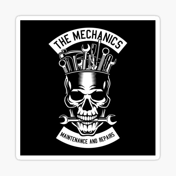 "Mechanics Maintenance and Repair" Sticker for Sale by EthanSix | Redbubble