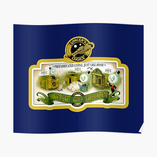 Póster «Prueba la libertad de Spacers Choice» de DBnation | Redbubble