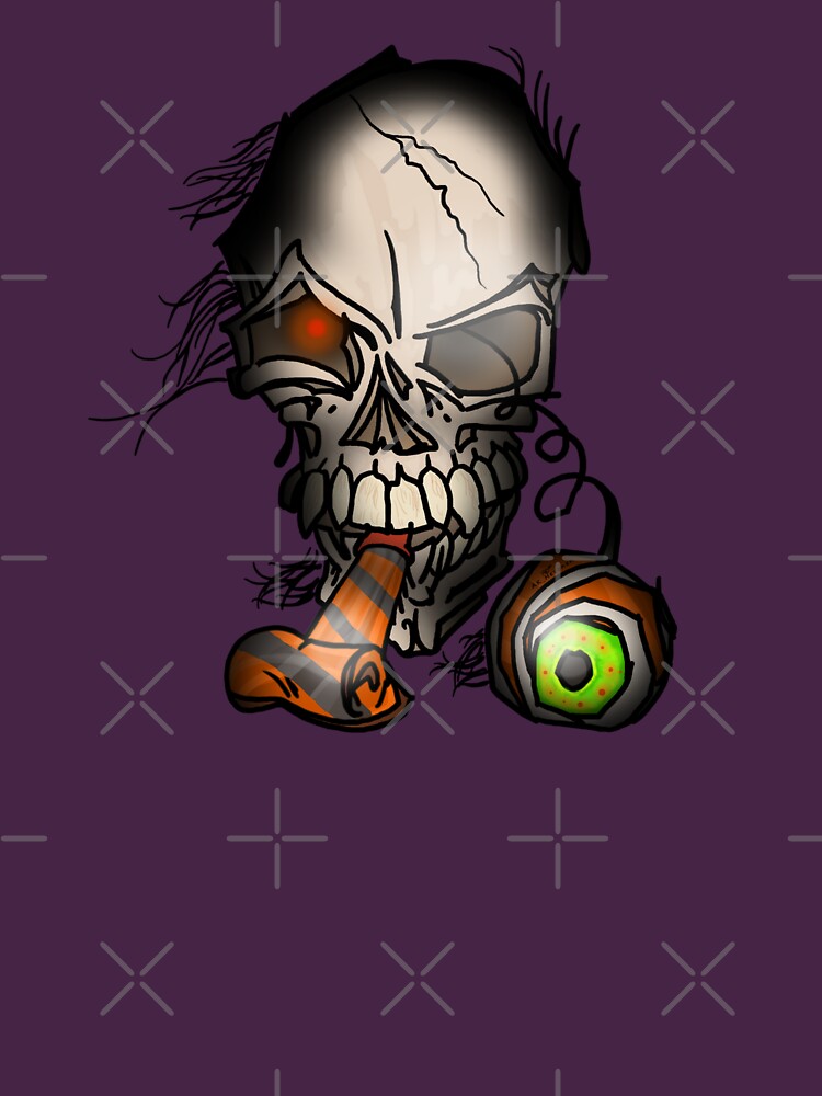 "PopEye Skull" T-shirt by AK-Hevonen | Redbubble