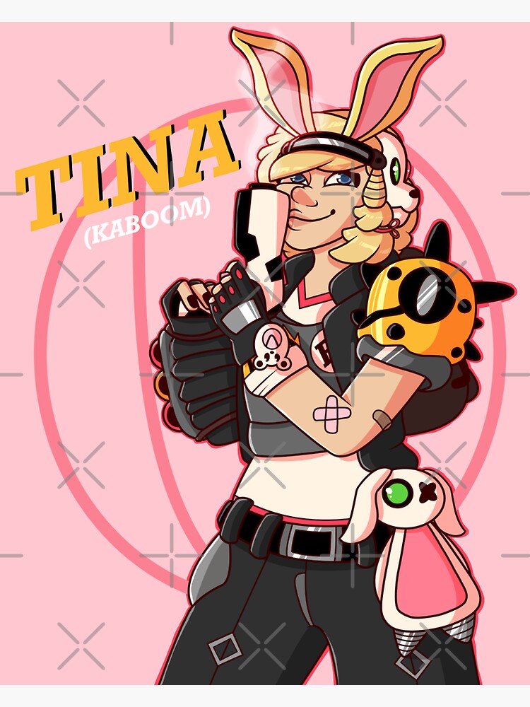 Not So Tiny Tina Sticker For Sale By Genirrel Redbubble