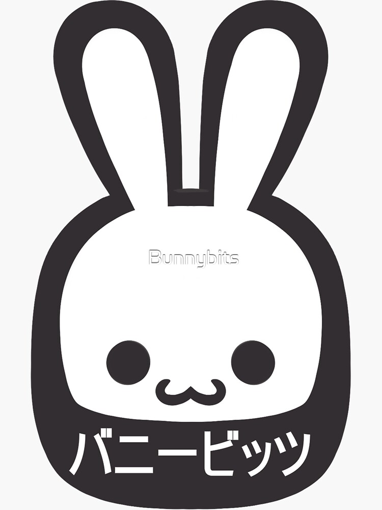 Pegatina «Logotipo de Bunnybits "Katakana"» de Bunnybits | Redbubble