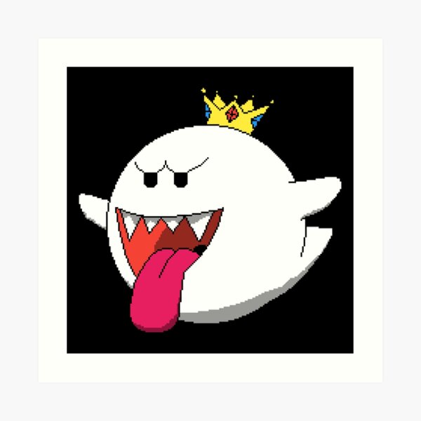 "King Boo Face" Art Print by kevinsukit | Redbubble