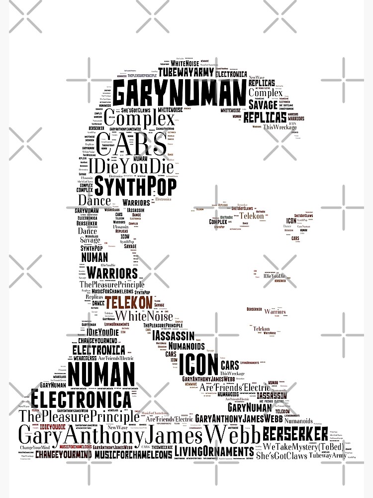 "Gary Numan" Poster by TheIcons | Redbubble