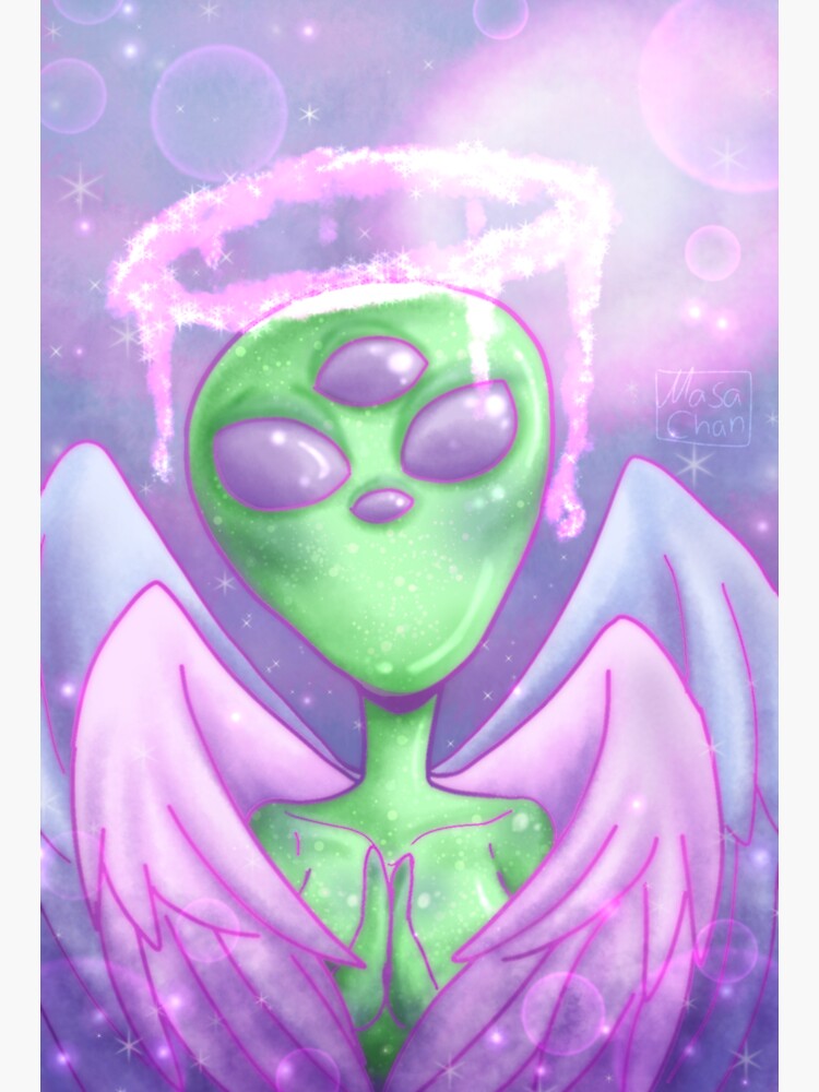"Space Angel 'Angelien' " Sticker by Masa-Chan | Redbubble