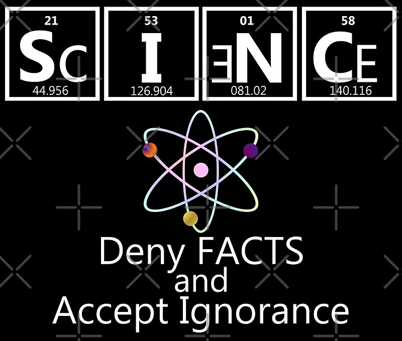 "Periodic Table Science Denial" by CharJens | Redbubble
