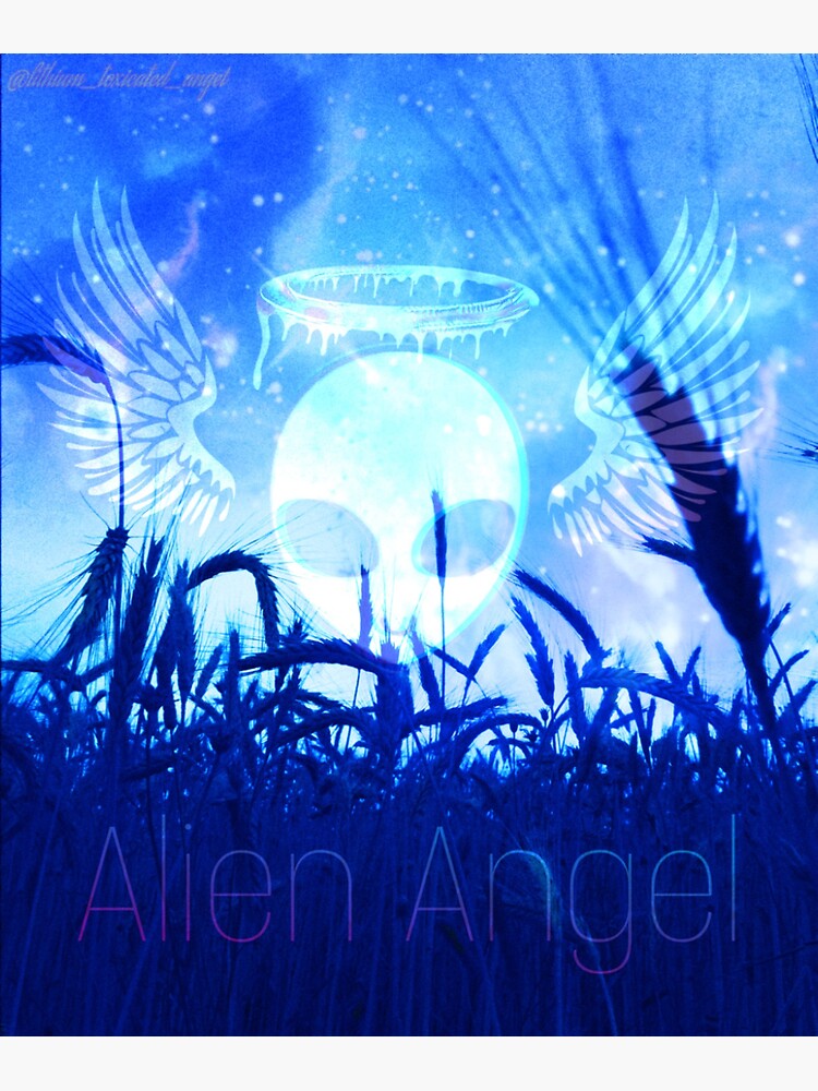 "Alien Angel" Sticker for Sale by Masa-Chan | Redbubble