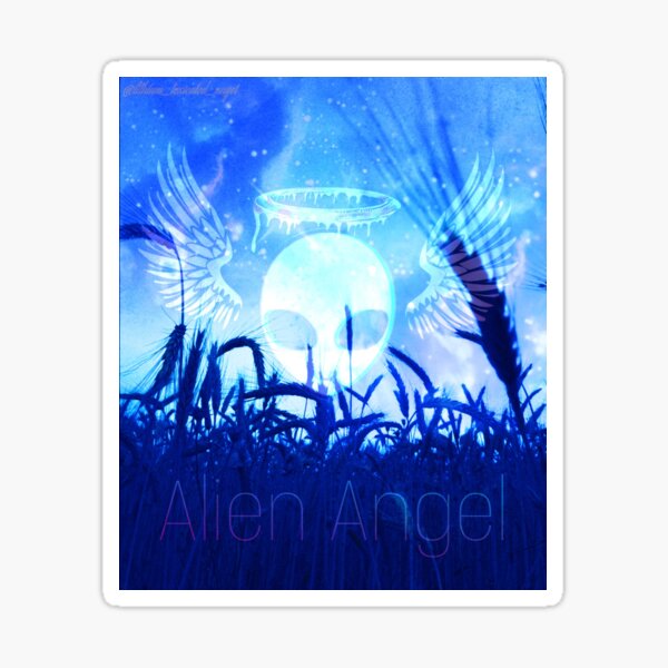 "Alien Angel" Sticker for Sale by Masa-Chan | Redbubble