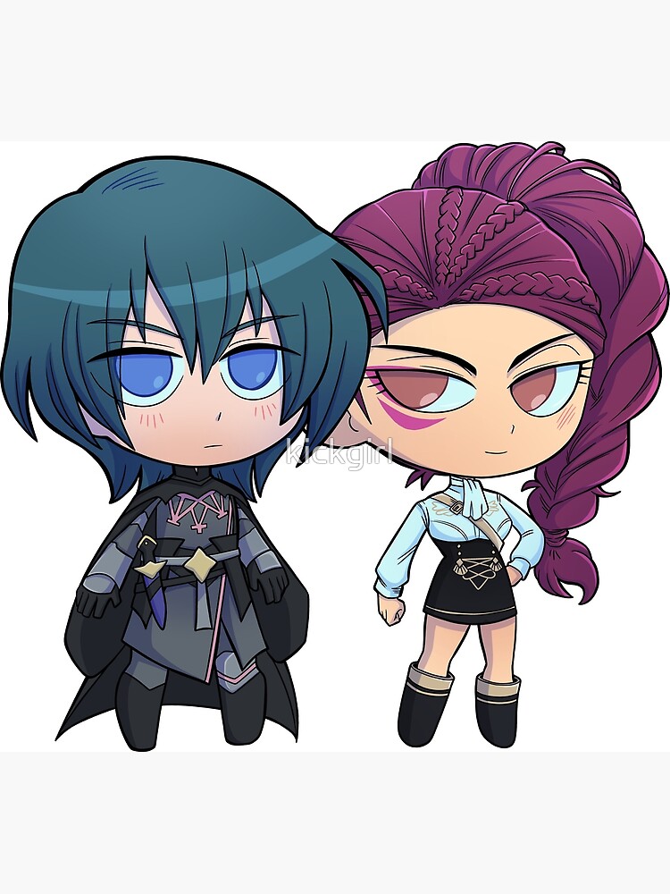 Impression photo « Byleth (M! Byleth) et Petra - Fire Emblem Three ...