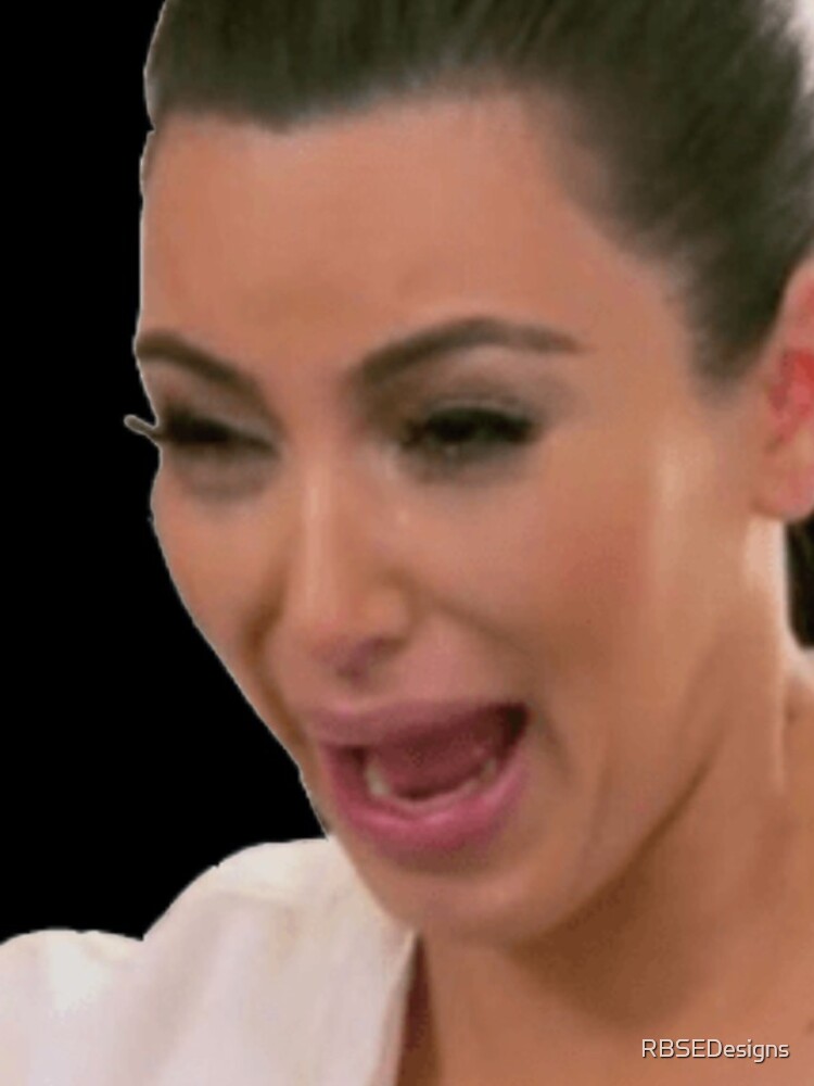 "Kim Kardashian Crying funny art kim k" iPhone Case for Sale by ...