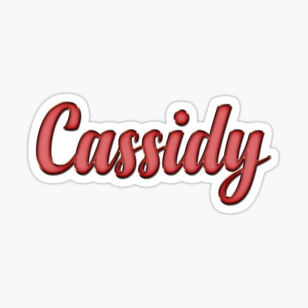 "Cassidy Dusty Rose" Sticker for Sale by kimberpix | Redbubble