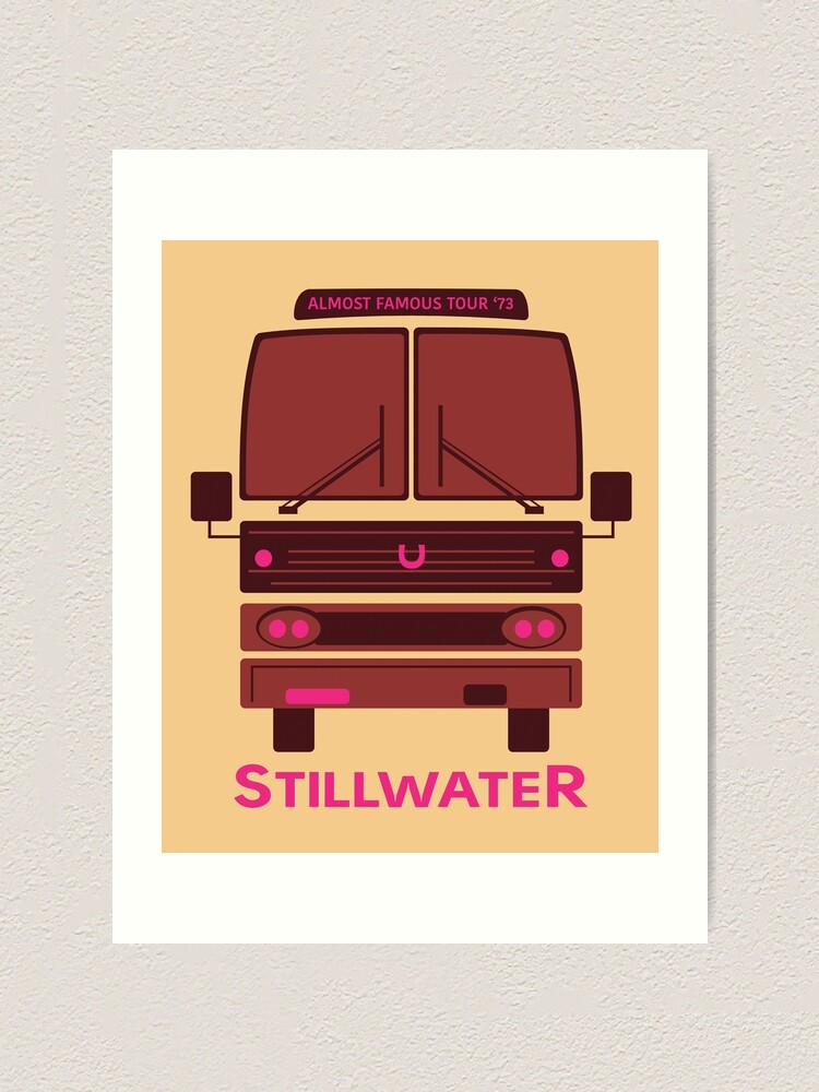 "Almost Famous Stillwater Tour Bus" Art Print for Sale by guiltycubicle ...