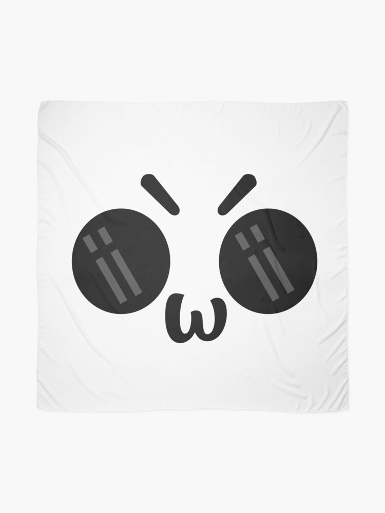 Pañuelo «ÒwÓ Angry OwO Emoticon Emoji» de lyovajan | Redbubble