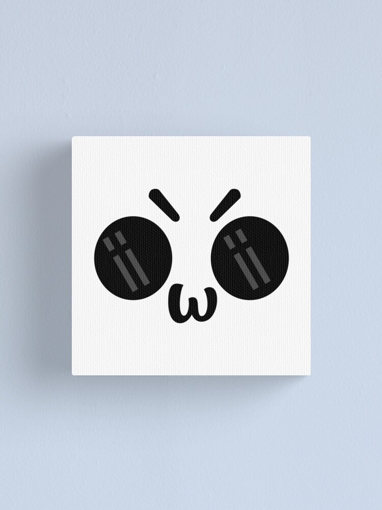 "ÒwÓ Angry OwO Emoticon Emoji " Canvas Print for Sale by lyovajan ...
