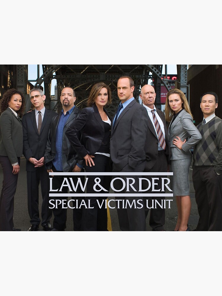 "Law and Order SVU merch " Sticker for Sale by Skylarrrr2020 | Redbubble