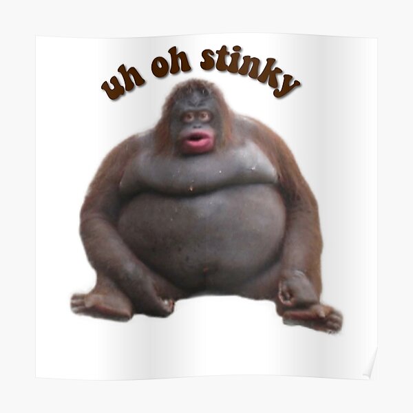 "uh oh stinky" Poster by trendybubble | Redbubble