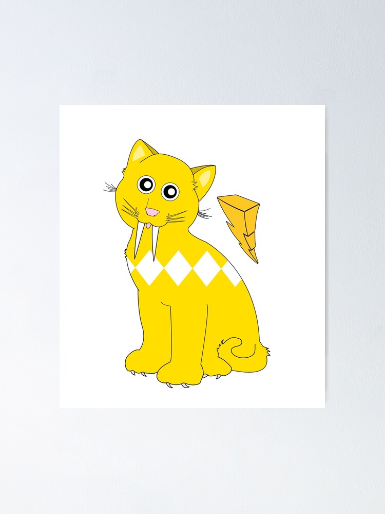 "Power Rangers Yellow Ranger" Poster for Sale by gypsysgem | Redbubble