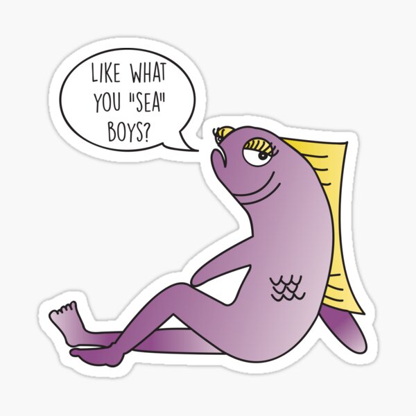 "Reverse Mermaid" Sticker for Sale by PKHalford | Redbubble