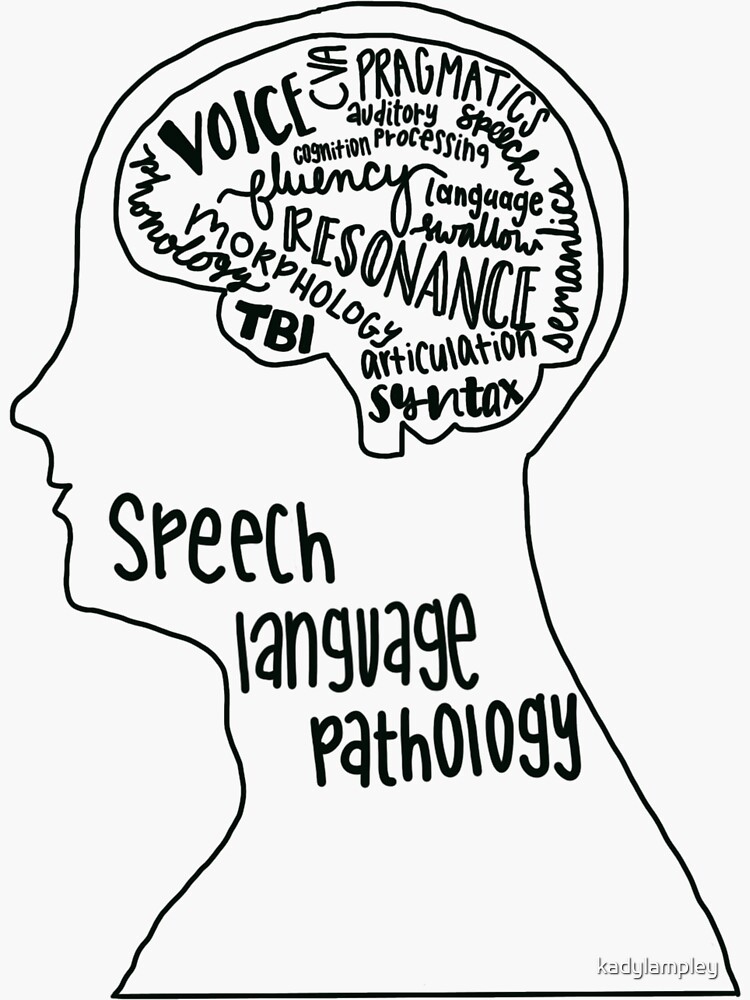 "Speech Language Pathology Scope of Practice" Sticker for Sale by ...