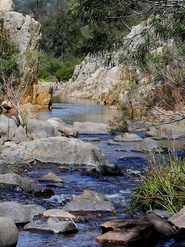 "Freestone Creek & The Blue Pool" by Adam Cole | Redbubble