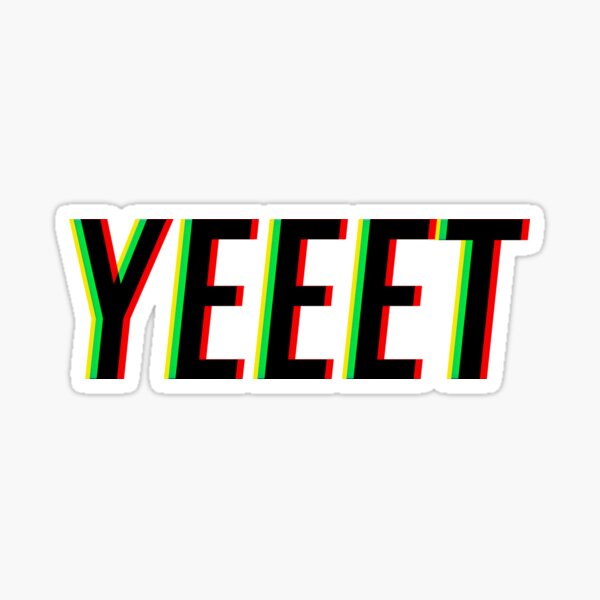 "Yeet" Sticker for Sale by ilfavela | Redbubble