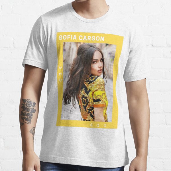 "Sofia Carson" Essential T-Shirt for Sale by debnamcarson | Redbubble