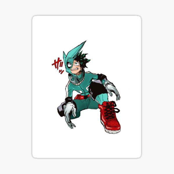 Anime Deku Myhero Stickers | Redbubble
