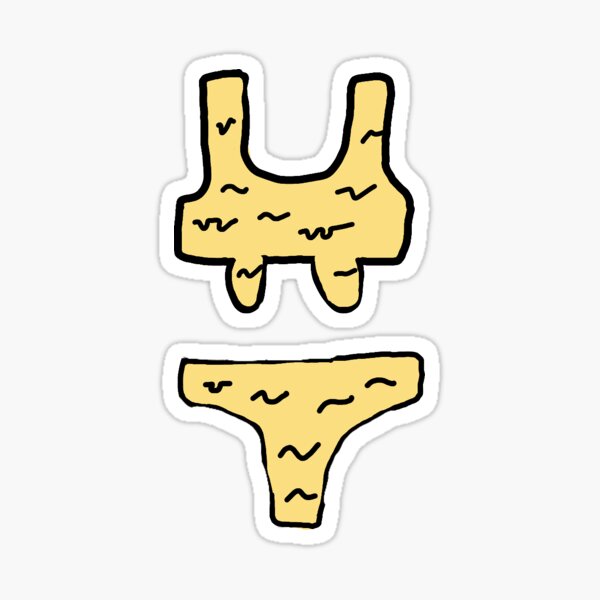 "VSCO melting bathing suit" Sticker for Sale by kennedybeilman | Redbubble