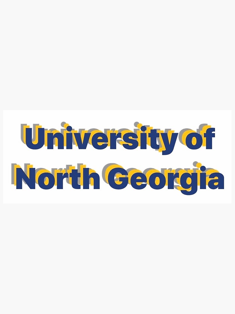 "University of North Georgia" Sticker by rileyhalverson | Redbubble