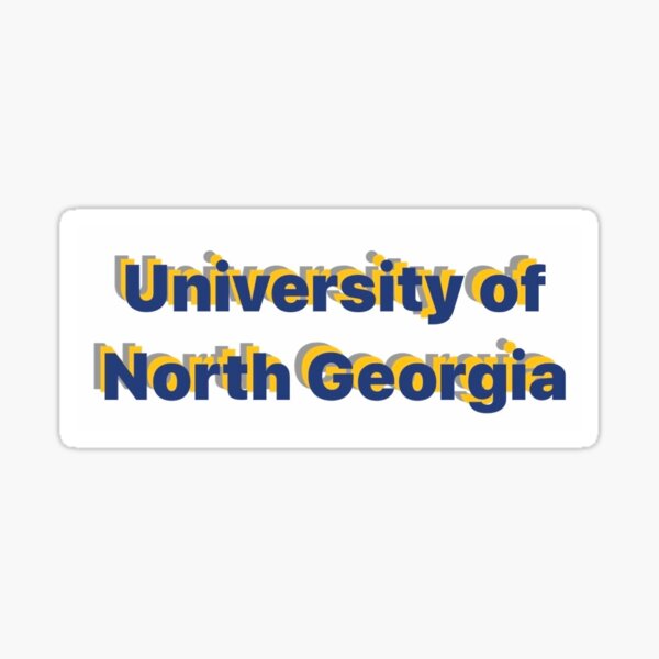 "University of North Georgia" Sticker by rileyhalverson | Redbubble