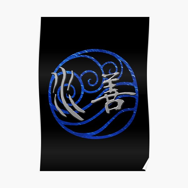 "Waterbending" Poster by Colossal | Redbubble