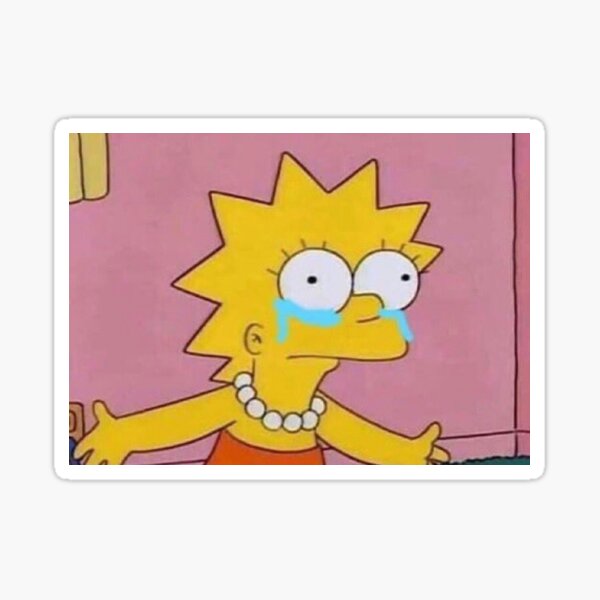 "lisa simspon" Sticker for Sale by nicholeyanez | Redbubble