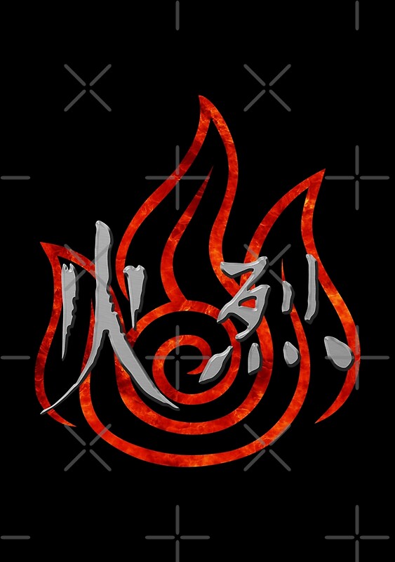 "Firebending" by Colossal | Redbubble