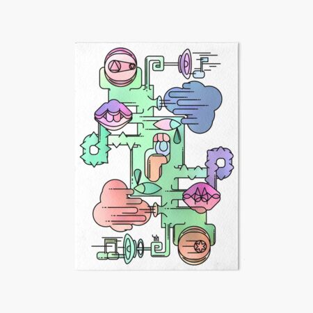 "alien autopsy" Art Board Print by inkUvus | Redbubble