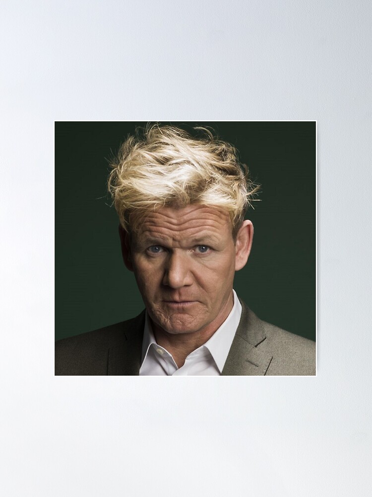 "Gordon Ramsay " Poster for Sale by Lena V Wolverton | Redbubble
