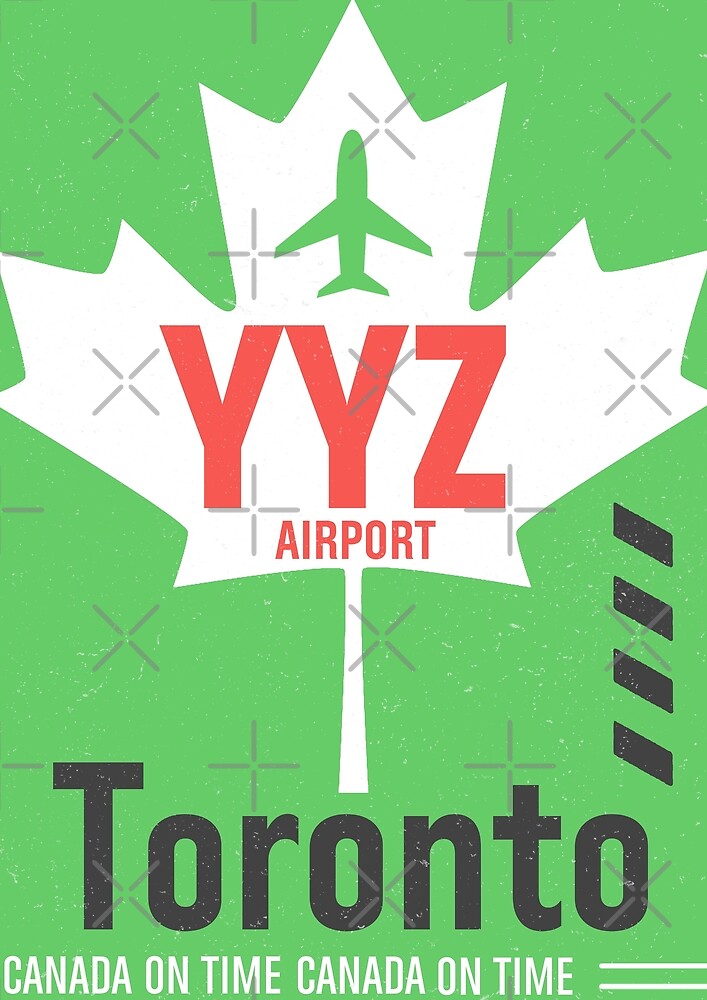 « Code aéroport YYZ Toronto Green » par airportstickers K. G. | Redbubble