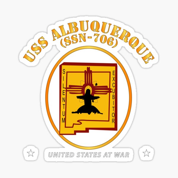 "Navy - USS Albuquerque (SSN-706) wo Backgrd" Sticker by twix123844 ...